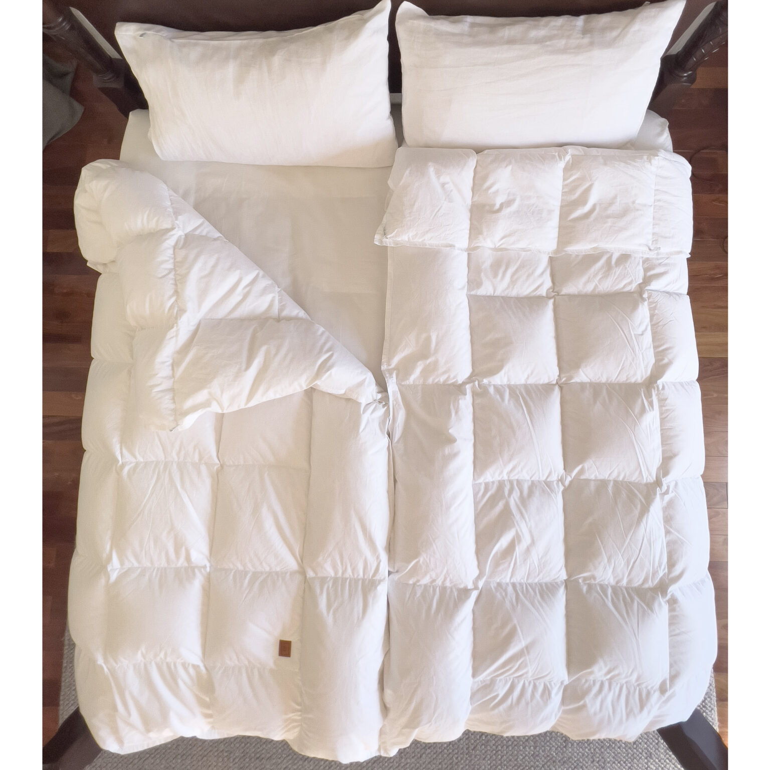 DUO DE COUETTES À L'EUROPÉENNE 2 x Simple 4-saisons - Laduvet Nordique ...